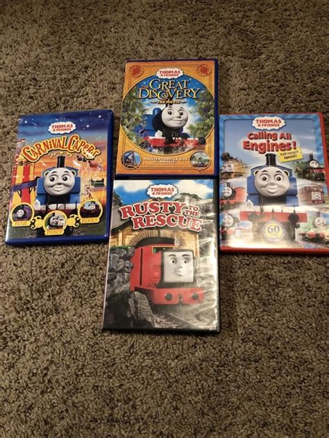 Thomas The Train Thomas And Friends Dvd Lot Of 4 £865 Picclick Uk