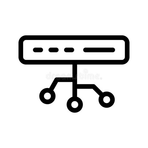 Wi Fi Router Network Device Access Point Flat Vector Icon Illustration Simple Black Symbol
