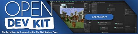 Публичная Alpha версия Open Dev Kit 1 Ноября 2023 Всё о создании игр