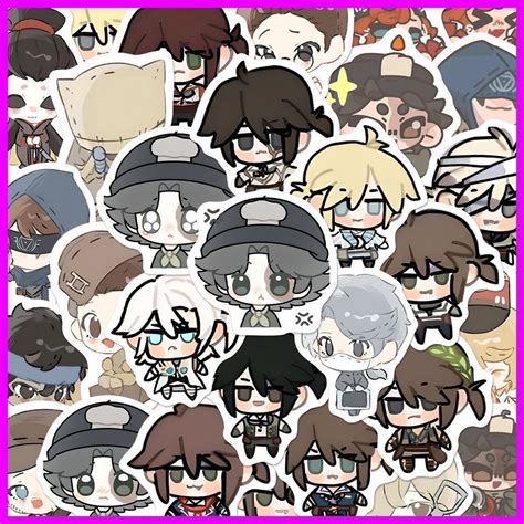 貼紙 Identity V （67張）卡通小鼻嘎第五人格貼紙可愛人物漁女紅夫人周邊diy 蝦皮購物