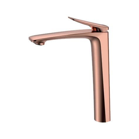 Roza Bronz Oval Köşe Şampuanlık Acar Musluk