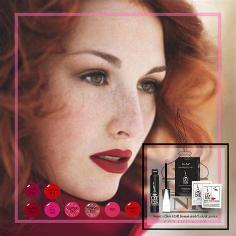 Lip Ink® Worlds Only 100 Smearproof Liquid Lip Stain Trial Kit Reds