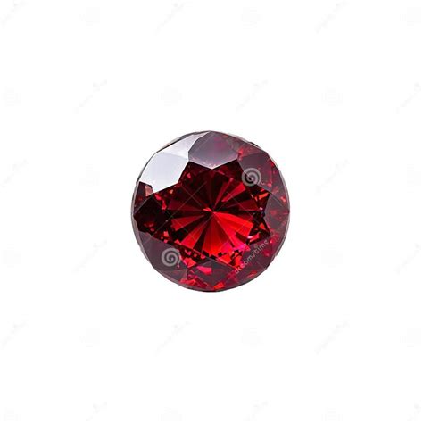 Ruby A Deep Red Ruby With A Polished Surface Reflecting A Dramatic