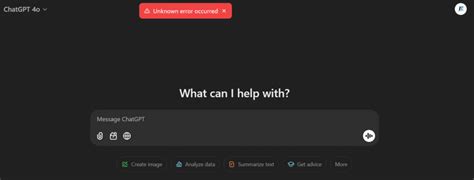 Chatgpt Says “unknown Error Occurred” For Pdf File Uploads Whats Happening