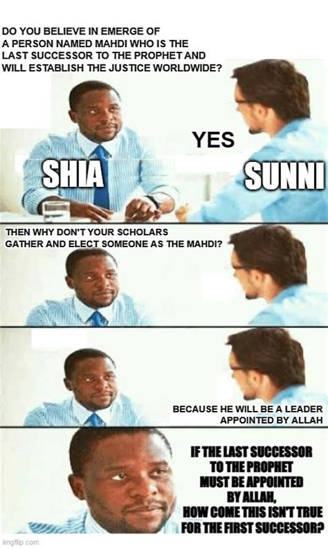 Shia Vs Sunni On Imam Mahdi Aj Rshiamemes