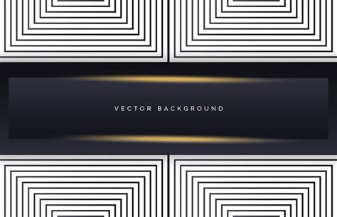 Premium Vector Black And White Rectangle Background Design