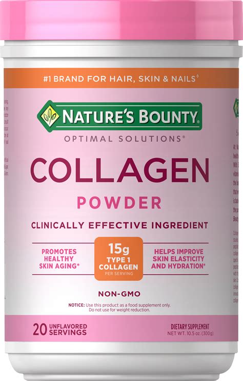 Natures Bounty Optimal Solutions Collagen Beauty Blend Dietary