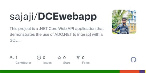 GitHub Sajaji DCEwebapp This Project Is A NET Core Web API Application That Demonstrates The