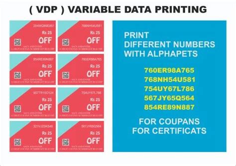 Variable Data Printing Service At ₹ 5page In Srivilliputhur Id