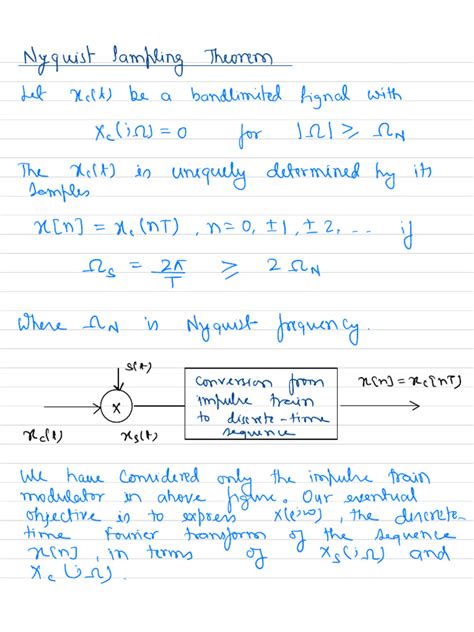 Sampling Theorem 2 Pdf Sampling Signal Processing