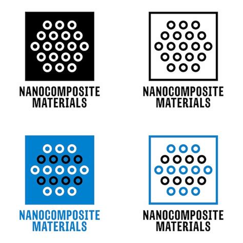 Premium Vector Multiphase Solid Nanocomposite Materials Information Sign