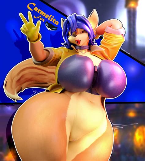 Rule 34 1girls 3d Anthro Carmelita Fox Female Huge Thighs