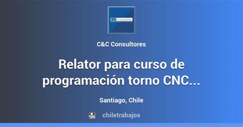 Relator Para Curso De Programación Torno Cnc Control Numérico Por