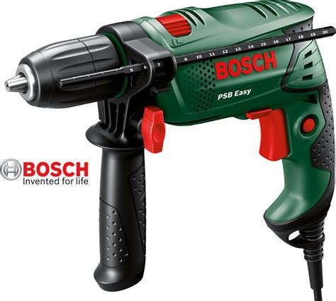 Bosch PSB 550 Easy Exclusive Κρουστικό Δράπανο 550W με Θήκη | Skroutz.gr