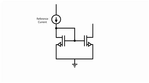 Mosfet What Is The Ground Source Voltage Of This Current Mirror Electrical Engineering