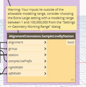 Creating Samplines Node Fails Civil3D Dynamo