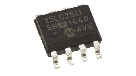 Microchip 25lc256 Isn 256kbit Serial Eeprom Memory 50ns 8 Pin Soic