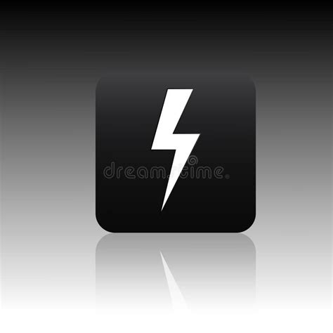 Lightning Bolt Icon Black White Stock Illustrations 6234 Lightning