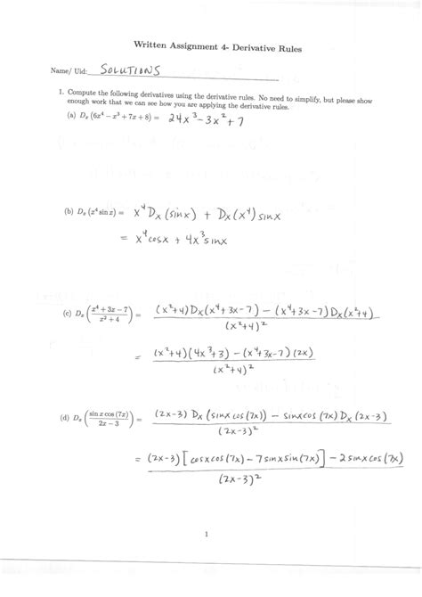 1210 Written 4 Solutions MATH 1210 Studocu