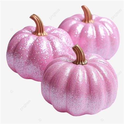 Pink Glitter Pumpkins For Halloween Decorations Pink Glitter Pumpkins