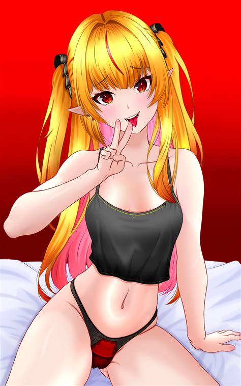 Rule 34 1girls 2d 2d Artwork Bed Belly Button Blonde Hair Elf Ears Eternals Idol Corp