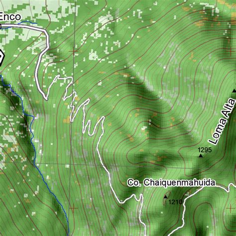 Volcanes Mocho Y Choshuenco 1 50 000 Map By Pixmap Cartografia Digital