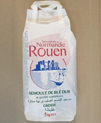 Semoule de blé dur grosse Rouen kg