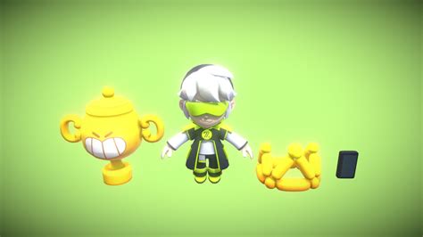 World Champion Gus T Pose Brawl Stars Download Free 3d Model By