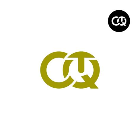 Premium Vector | Letter CQT Monogram Logo Design