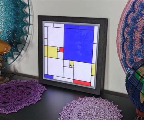 Fibonacci Mondrian Clock