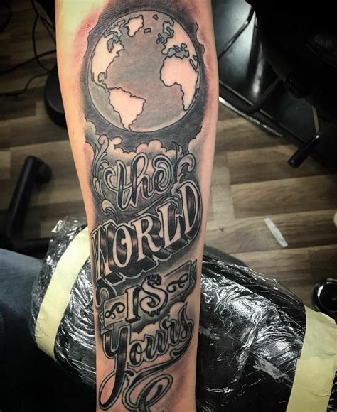 101 Best The World Is Yours Tattoo Ideas You Have To See To Believe