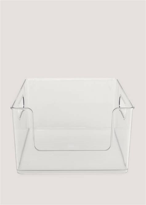 Clear Large Stackable Wardrobe Storage Matalan