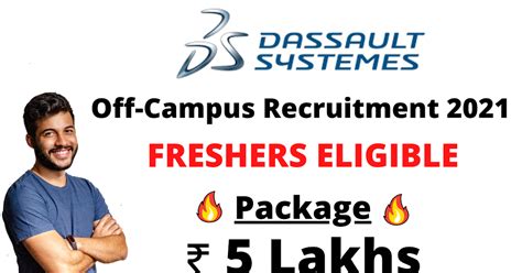Dassault Systems Off Campus Drive 2021 Freshers User Success