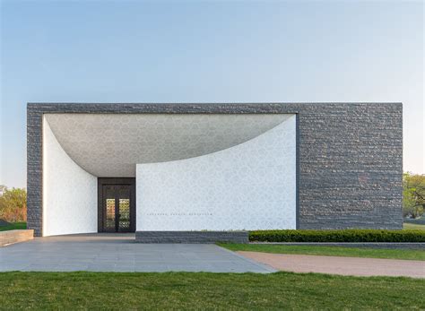 Behind The Building Garden Mausoleum At Lakewood Cemetery Architizer