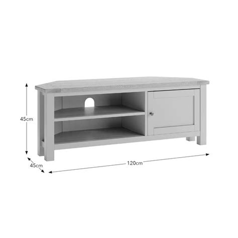 Olney Corner Tv Unit Stone Dunelm