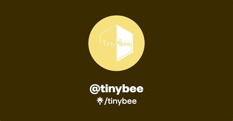 Tinybee Instagram Facebook Linktree