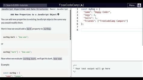 Lesson 88 Basic Javascript Add New Properties To A Javascript Object Youtube