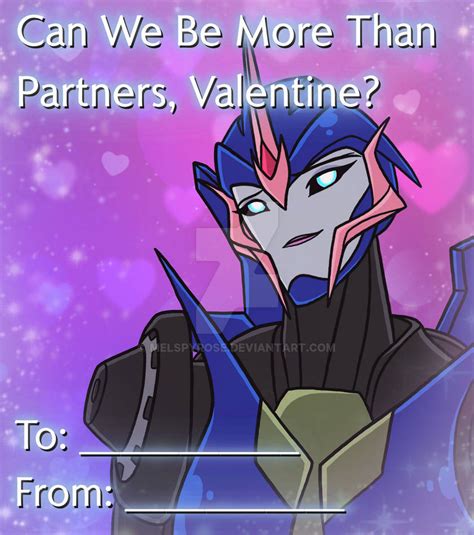Tfp Arcee Valentines Day Card By Melspyrose On Deviantart