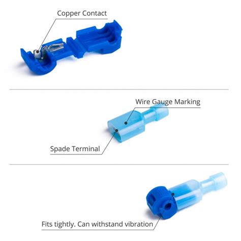 Conector Con Terminal De Crimpado Para Cable 2 Pares Color Amarillo