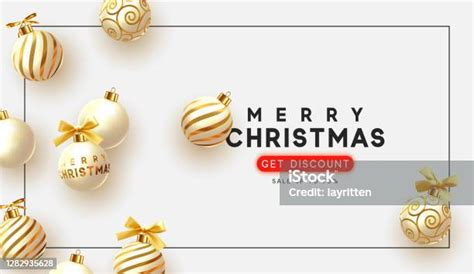 크리스마스 장식 Bauble 공 크리스마스 벡터 배경 Xmas 판매 휴일 웹 배너 0명에 대한 스톡 벡터 아트 및 기타 이미지