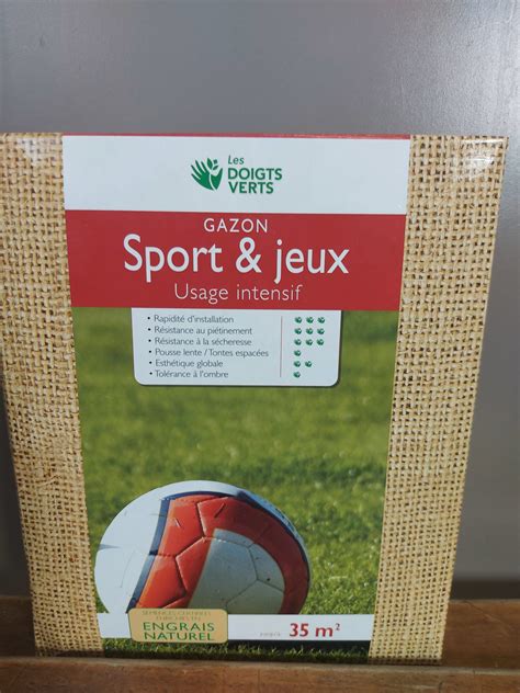 GAZON SPORT ET JEUX SAC DE 1 Kg Terreau Plus Boutique