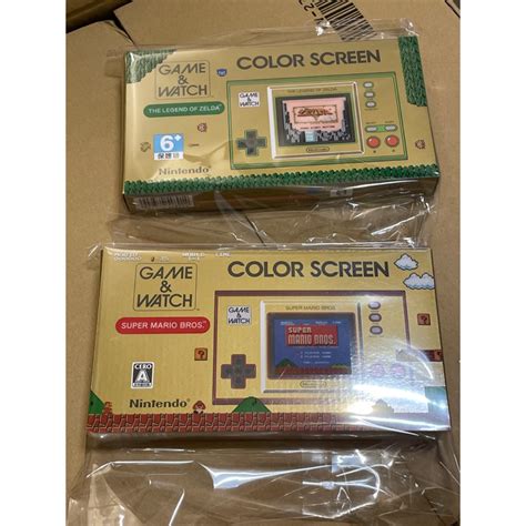 現貨 全新任天堂Game Watch 超級瑪利歐兄弟 薩爾達 遊戲機聖誕禮物馬力35週年Mario瑪莉 蝦皮購物