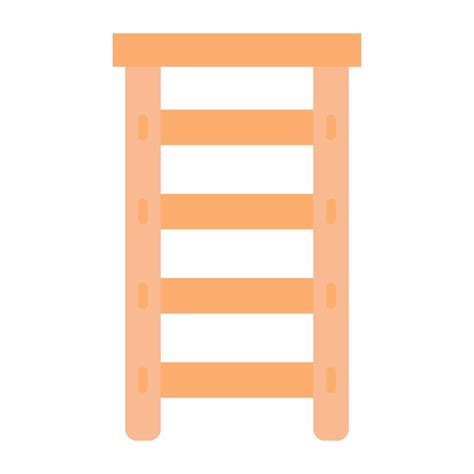 Premium Photo Ladder Flat Illustration