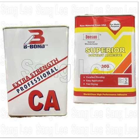 Ca B Bond Donson 300 Superior Contact Adhesive Glue Gum Kayu 3kg