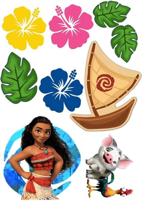 Topper De Moana Para Imprimir