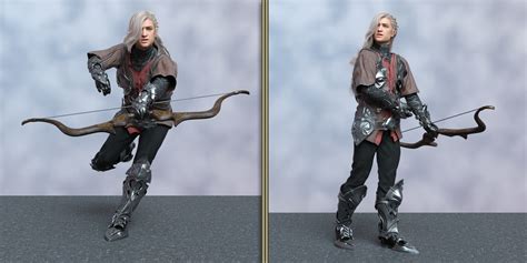 Male Archer Poses For Genesis 9 Masculine Daz 3d