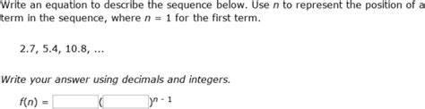 ixl write formulas for geometric sequences function notation