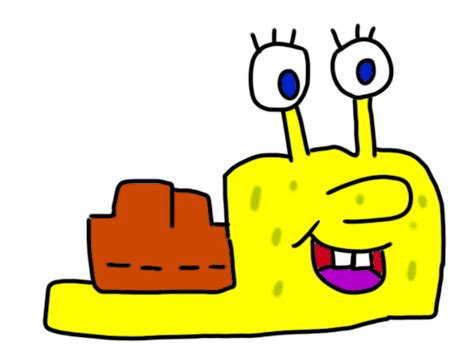 Spongebob As A Snail By Dfroggy20 On Deviantart