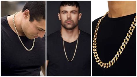 Cadenas de oro para hombres 8 estilos y tendencias en joyería