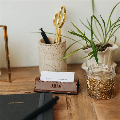 Desktop Business Card Holder Clayton And Crume